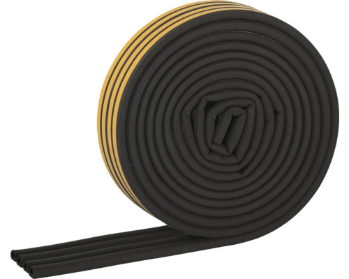 FIX-O-MOLL Premium rubber tochtband zelfklevend zwart 6mm x 18m kopen ...